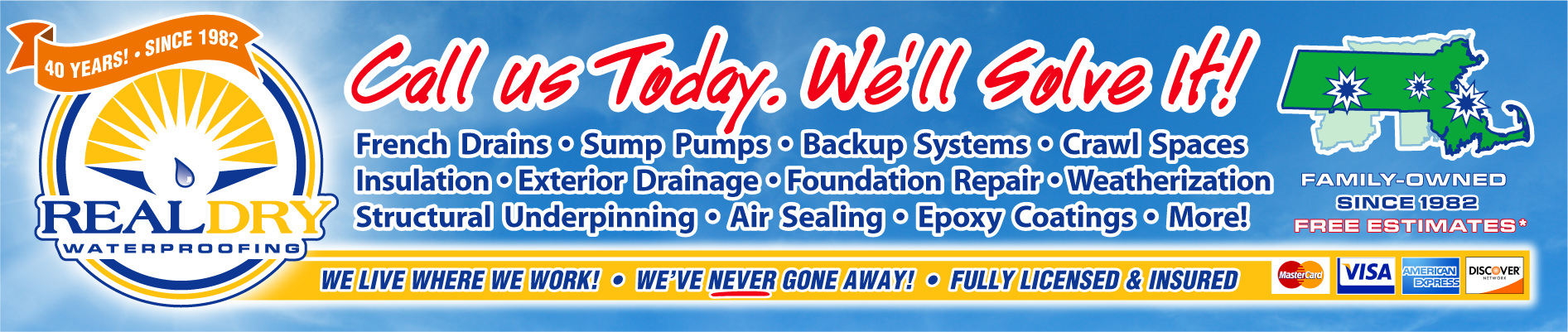 Real Dry Service Area – MA, Boston, South Shore, Cape Cod, RI, CT, and NH